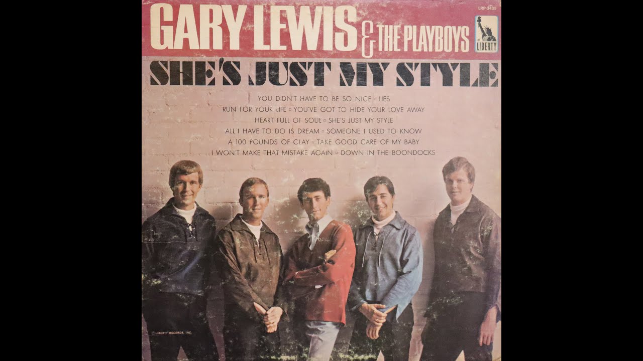 Gary Lewis & The Playboys - She's Just My Style (1966) [Complete LP ...