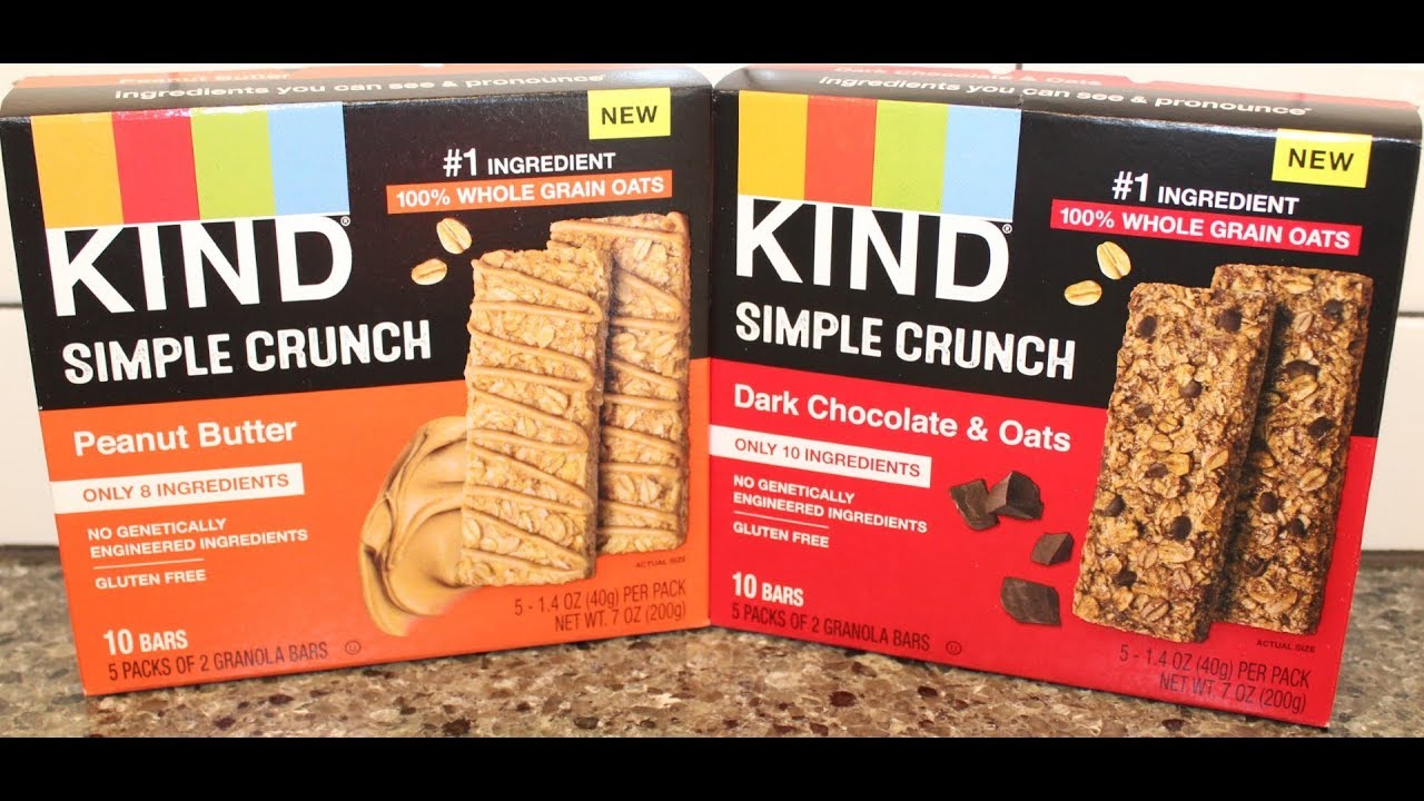 KIND Simple Crunch: Peanut Butter and Dark Chocolate & Oats Review ...