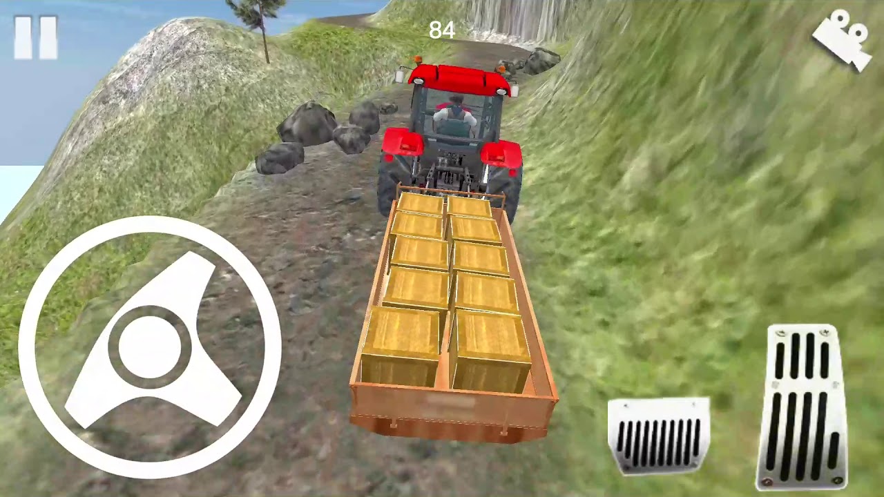Tractor Driver 3D Farming Simulator #28 gerçek Traktör oyunu traktör ...