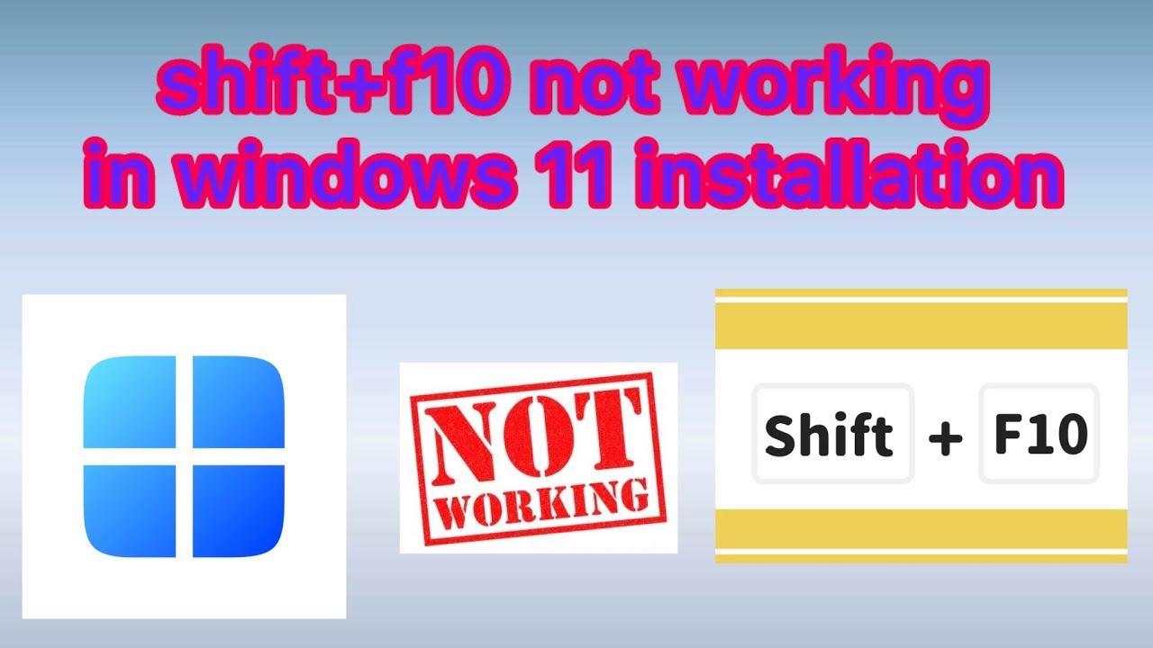 How To Fix Shift F10 Not Working Windows 11 YouTube How To Fix Shift F10 Not Working Windows 11 YouTube
