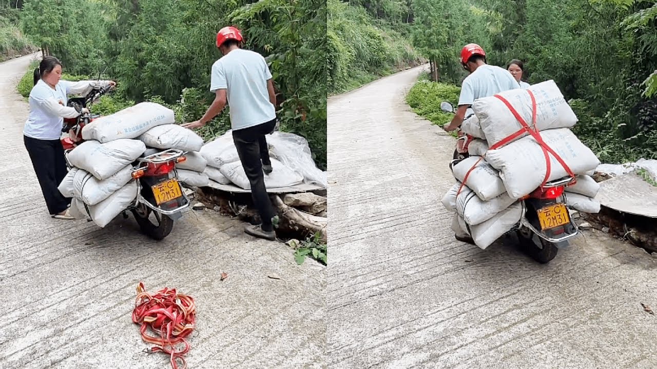 Kind people helped the girl carry cement up the mountain to repair the ...