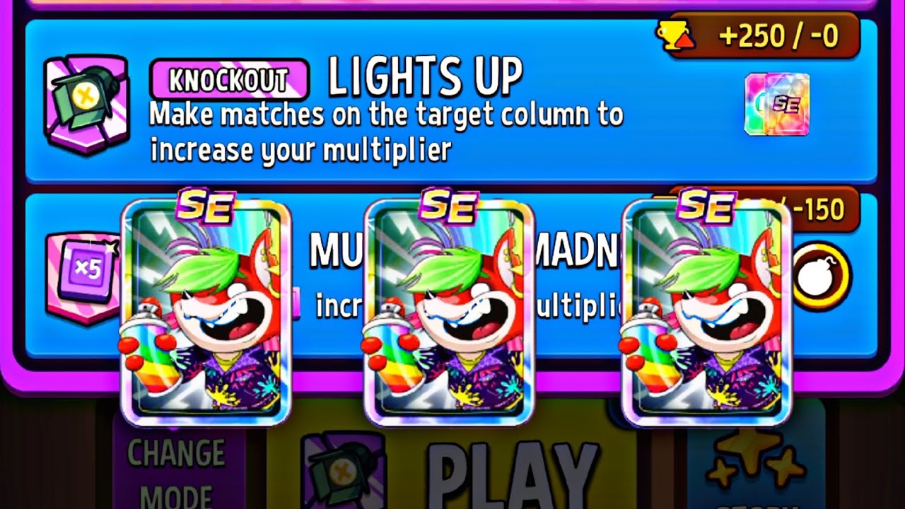 5X knockout lights up daily mode match masters today gameplay. - YouTube