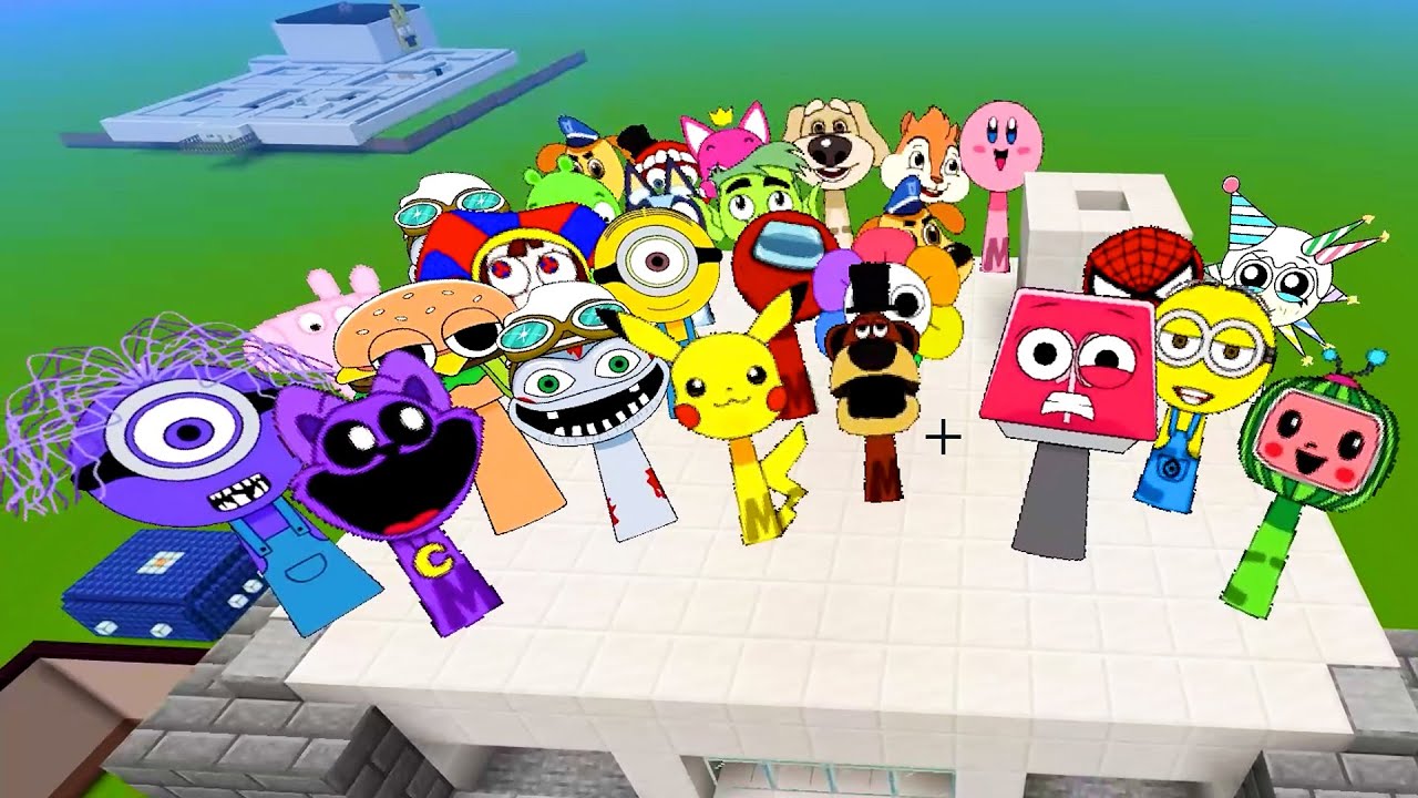 New Sprunki OC Addon in Minecraft PE Bedrock, AMAZING ADVENTURE! GMOD ...