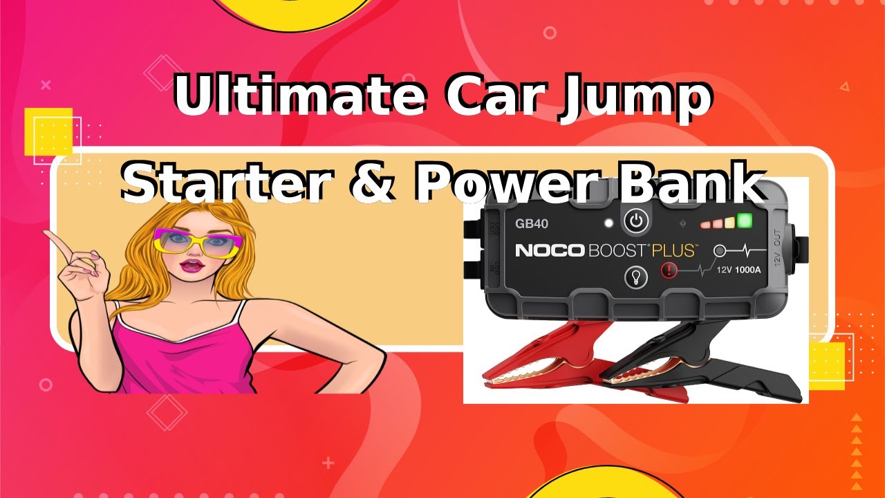 NOCO Boost Plus GB40: The Ultimate Jump Starter and Power Bank Combo ...