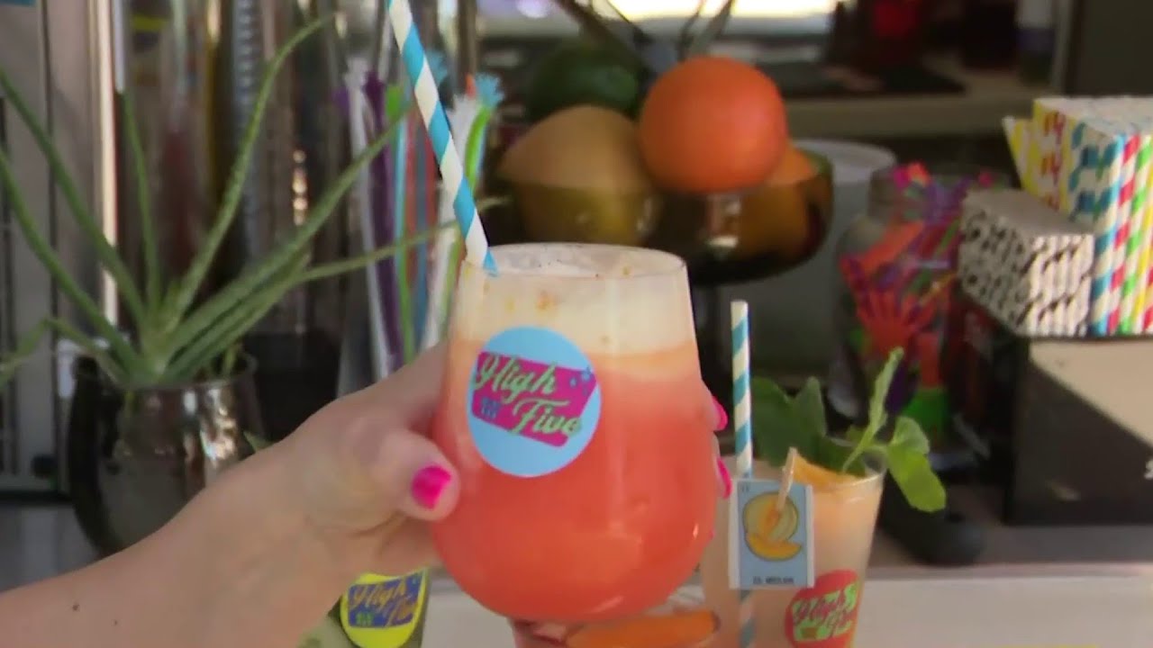 High Five Mini Bar in Garden Oaks a tiny concept with big, colorful ...