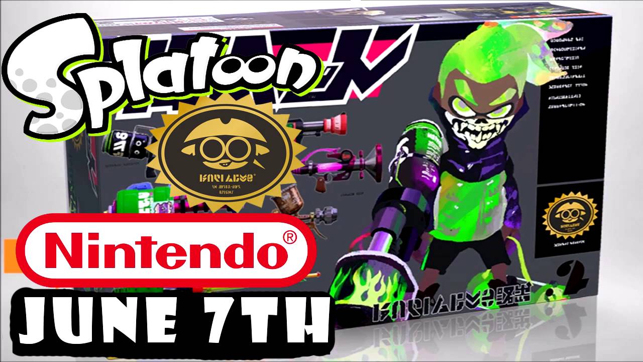 Splatoon UPDATE June 7th 2016 NEW 8 Weapons Nintendo direct Wii u - YouTube