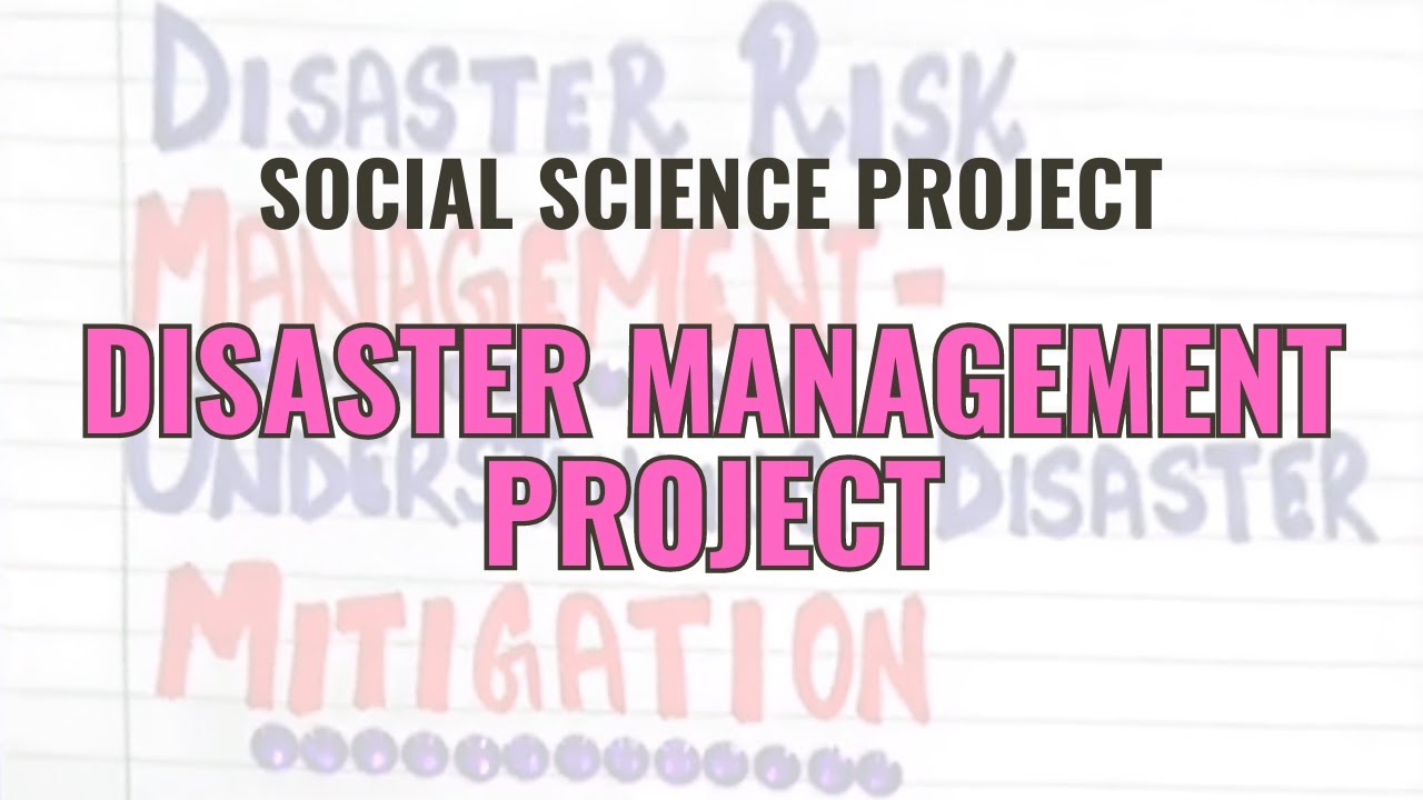 High quality video of Disaster Management project| uploaded in better ...