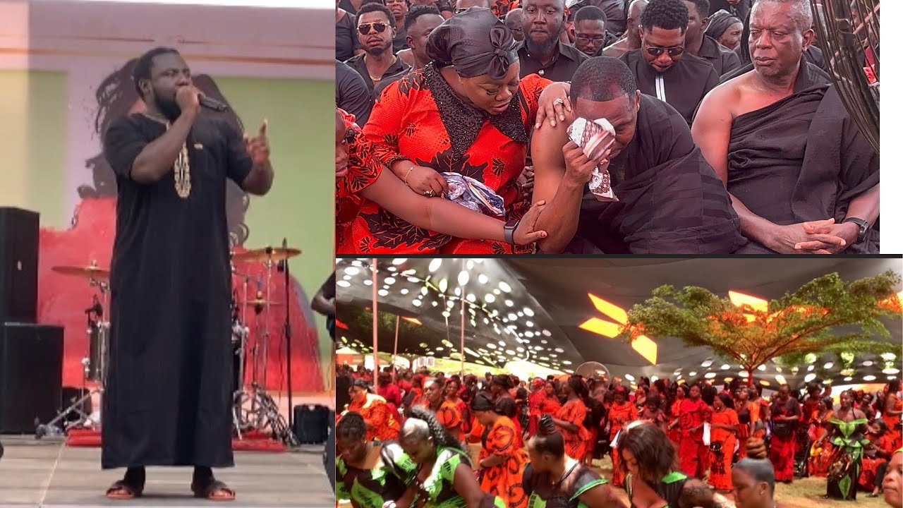 Gospel musician brother Fire awesome performance at Obofour mother one ...