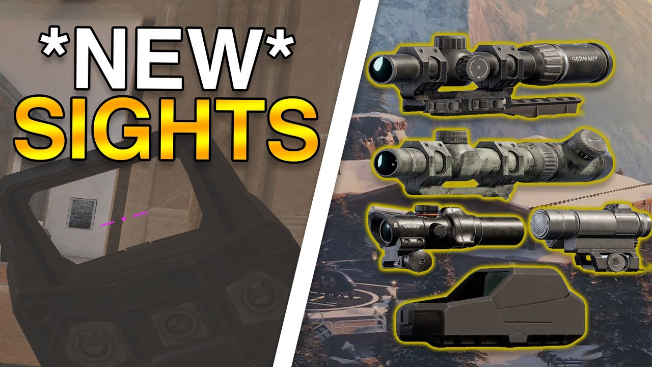 *NEW* ATTACHMENTS - Rainbow Six Siege Shadow Legacy - YouTube