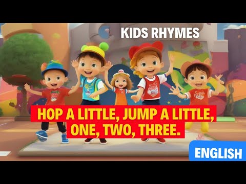 Hop A Little Jump A Little | Kids Nursery Rhymes - YouTube