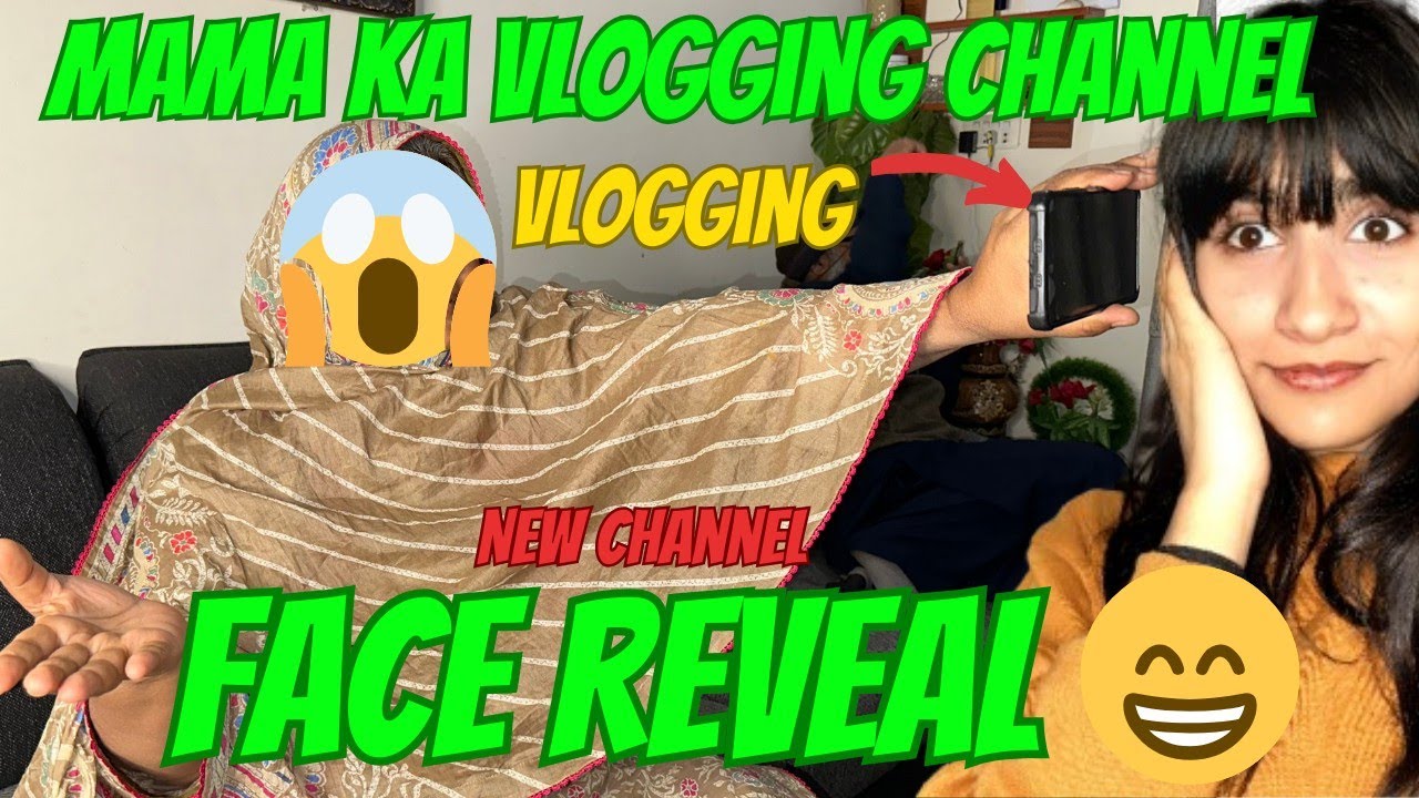 Mama Ka Vlogging Channel 😱| Face Reveal kry?😁| Mama ne Special Mutton ...