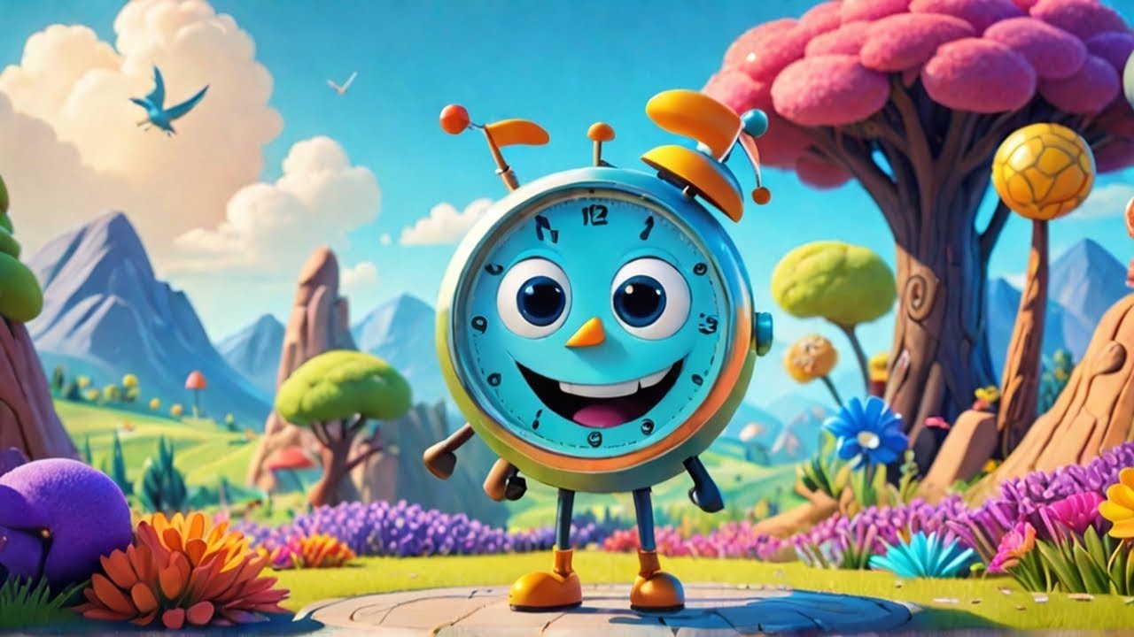 Hickory Dickory Dock ⏰ Fun Clock Poem for Kids | Learn Time, Rhymes ...