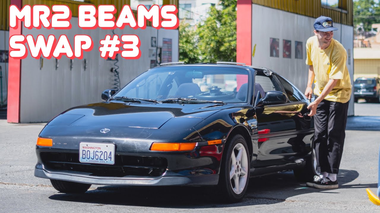SW20 MR2 Beams Swap #3 - Test Drive, Exhaust Sound, & Flames - YouTube