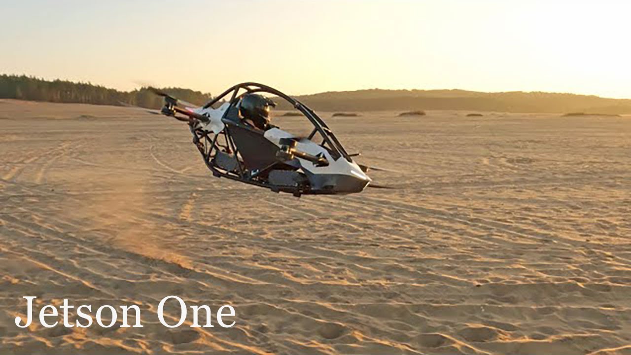 Jetson One - пилотируемый одноместный квадрокоптер. Цена $92 000. Made ...