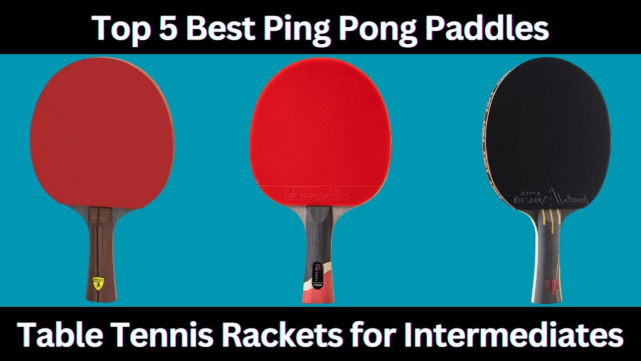 Best Ping Pong Paddles for Intermediate Players Disclosed! | Top 5 Best ...