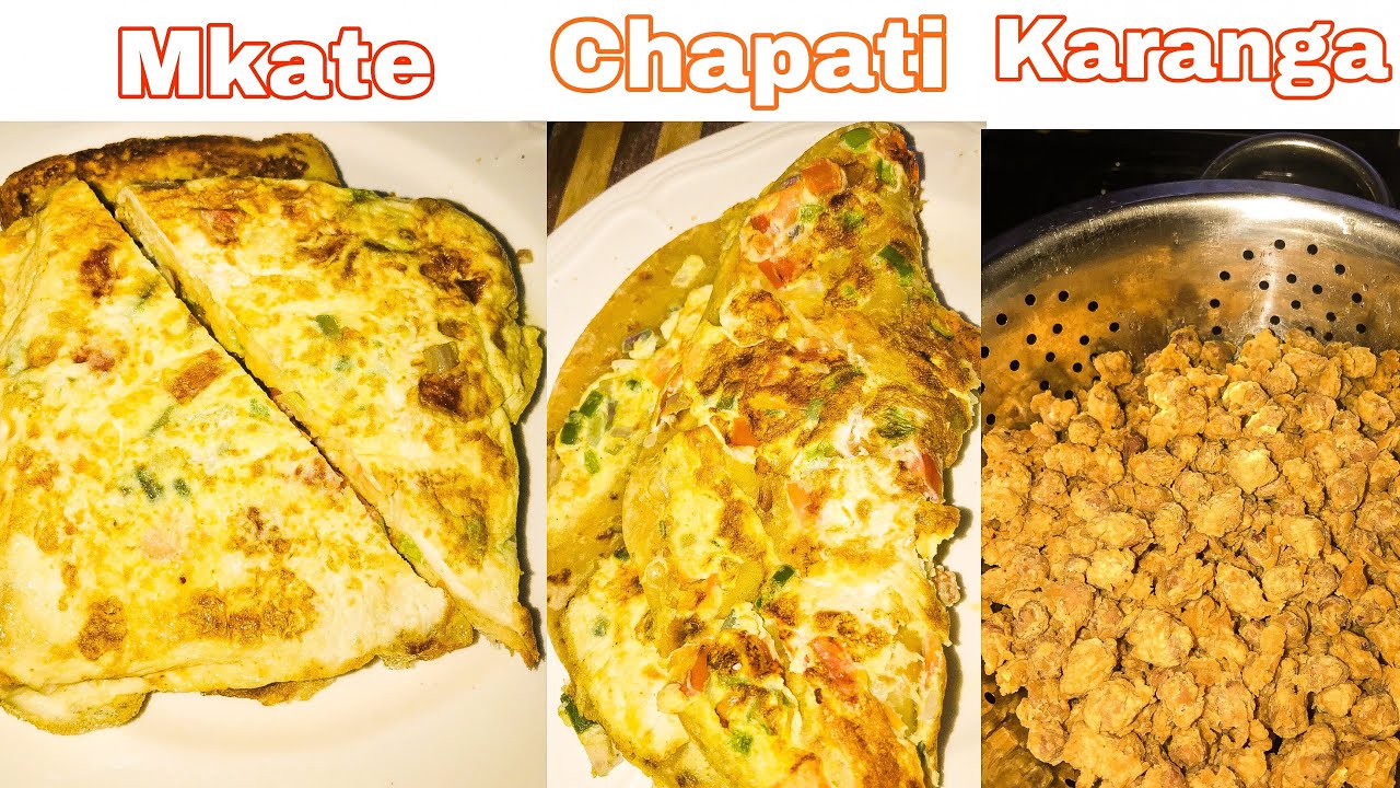 VITAFUNIO VYA MAYAI/Mkate,Chapati,Karanga,Chips: Easy Egg Snacks - YouTube