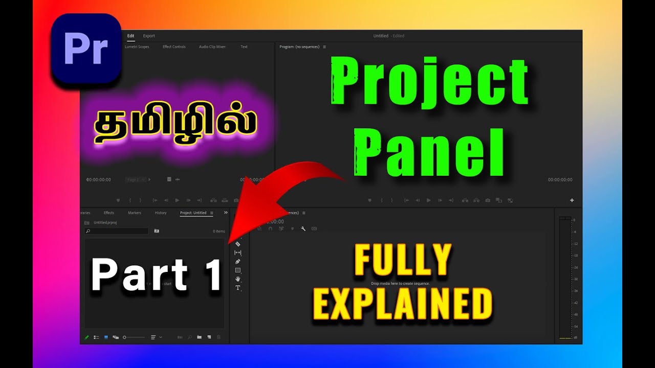 Mastering the Premiere Pro Project Panel Part 1| How to use Project ...