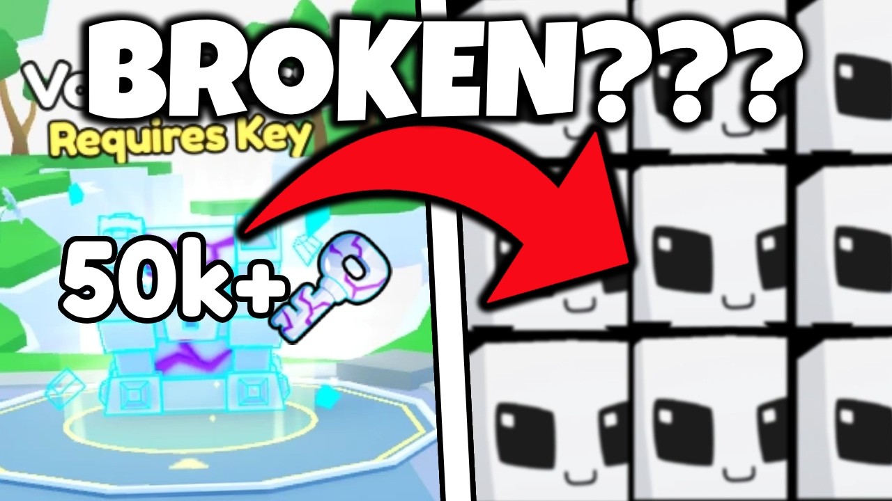 Opening Over 50,000 Void Keys In Pet simulator 99 and this Happened ...