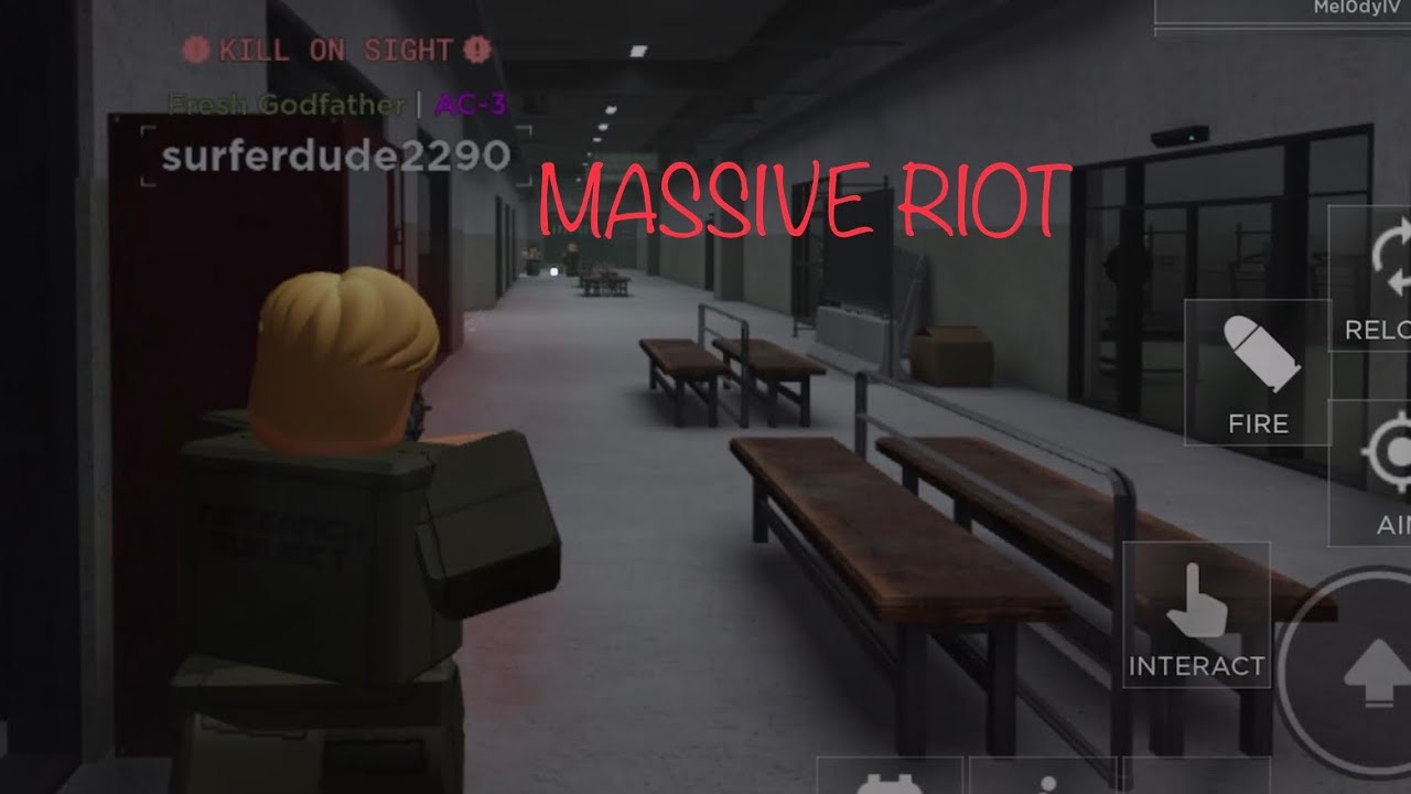 MASSIVE RIOT in Facility Roleplay - YouTube
