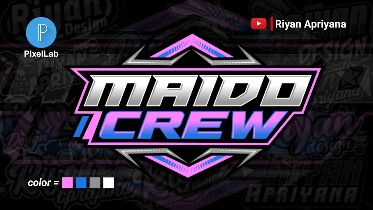 Cara Membuat Logo Racing Di Pixellab Maido Crew Youtube