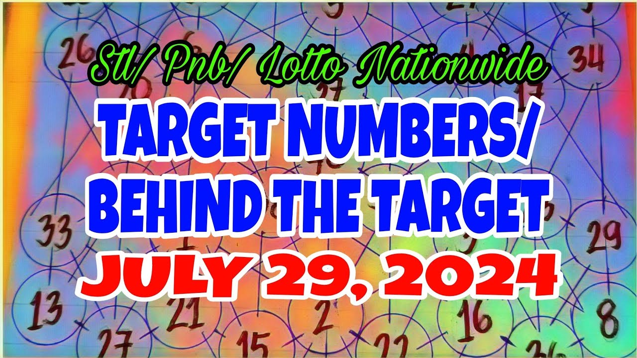 TARGET NUMBERS/BEHIND THE TARGET/ JULY 29, 2024. - YouTube