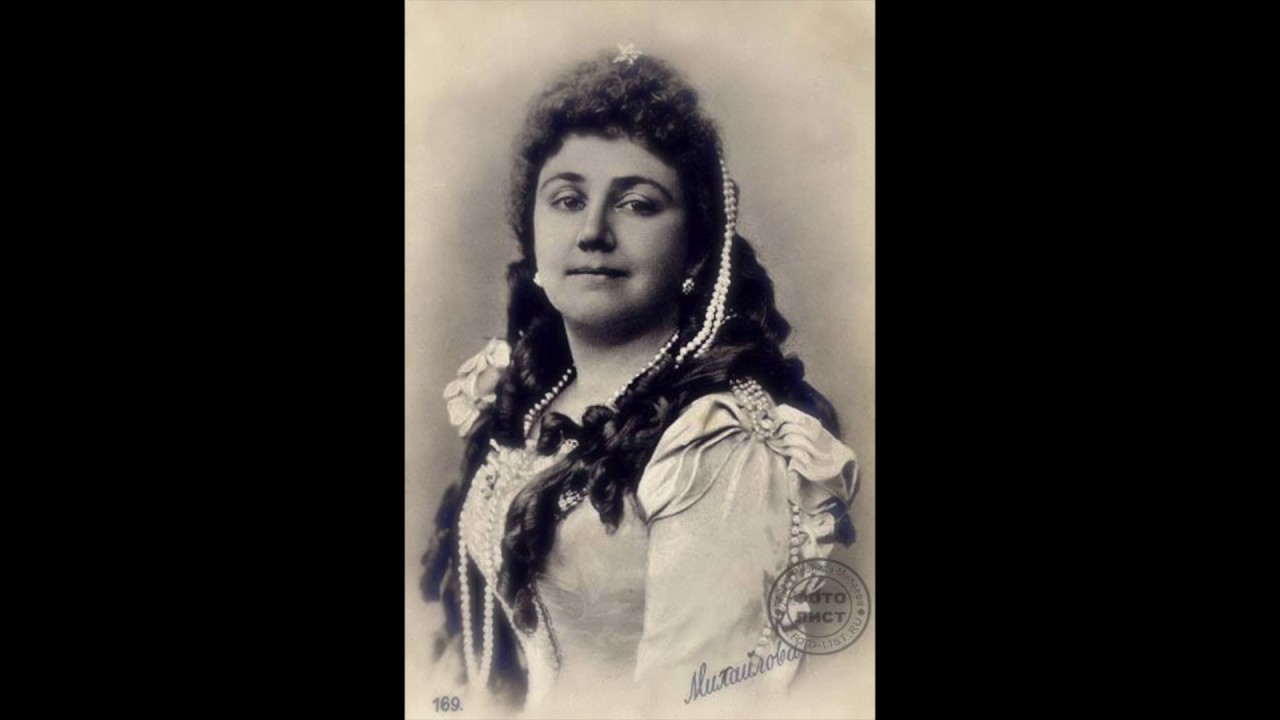 Russian Soprano Marie MICHAILOWA: Three Songs (1903, 1905 & 1906) - YouTube