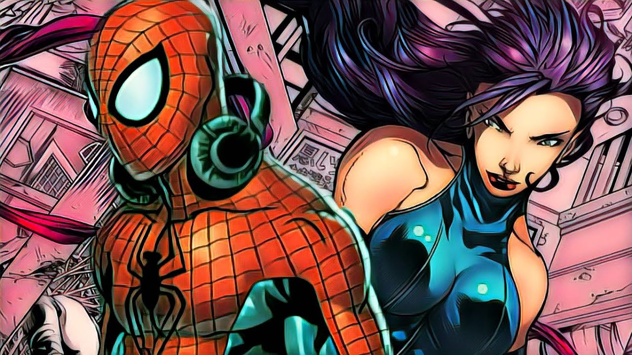 Spider Man Psylocke Marvel Super Heroes Youtube 5325
