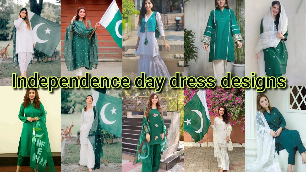 14 august dress designs for girls/Independence day dress designs 2024 ...