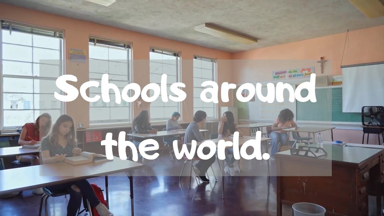 School Around the World 🌍 | ESL Questions & Speaking (A1–A2) | English ...