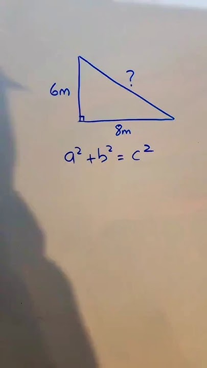 Pythagoras Pro Tip: Find 'C' with This Easy Trick! 🚀📐 #education #mathematics - YouTube