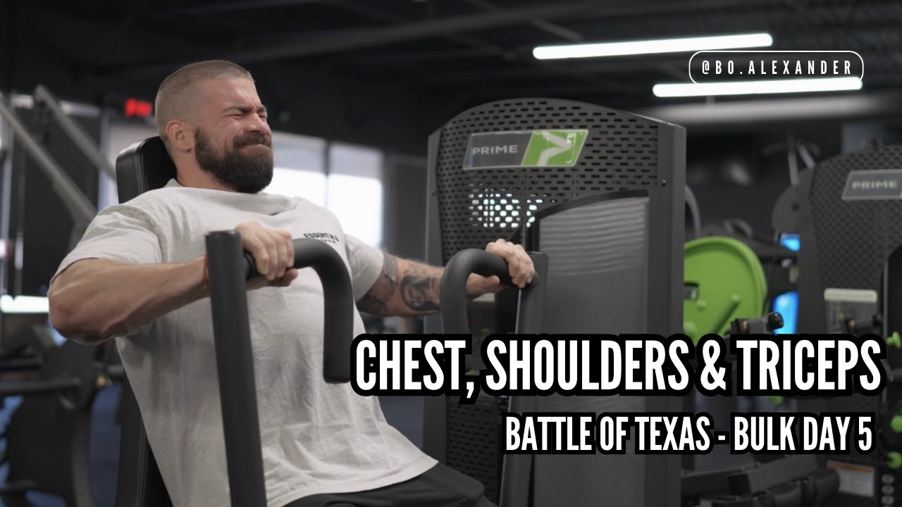 BULK DAY 5 - CHEST TRAINING FOR BODYBUILDING - YouTube