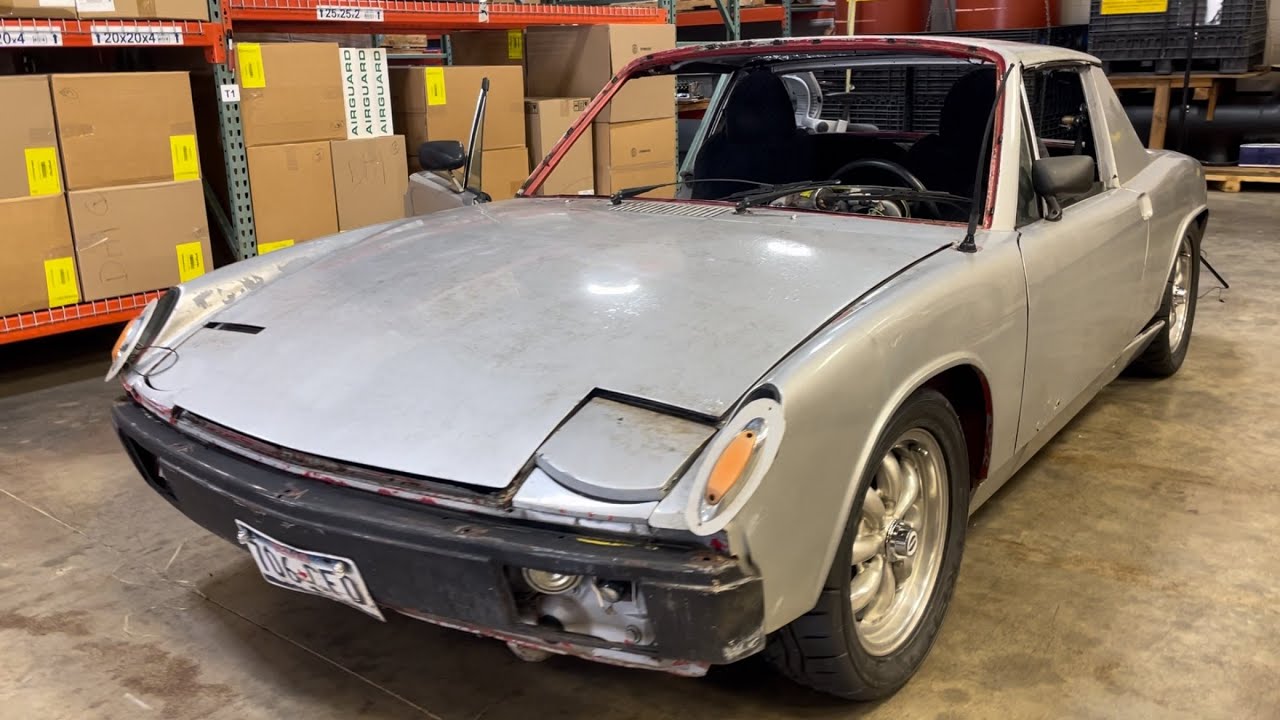 ‘74 Porsche 914 - Disassembling Part 1 - Front End - YouTube