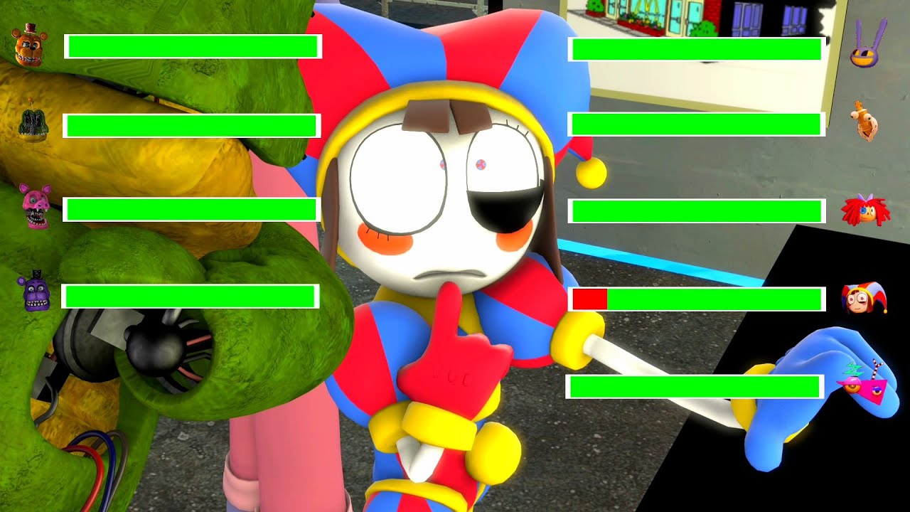 [SFM FNaF] Withered Melodies vs The Amazing Digital Circus WITH ...