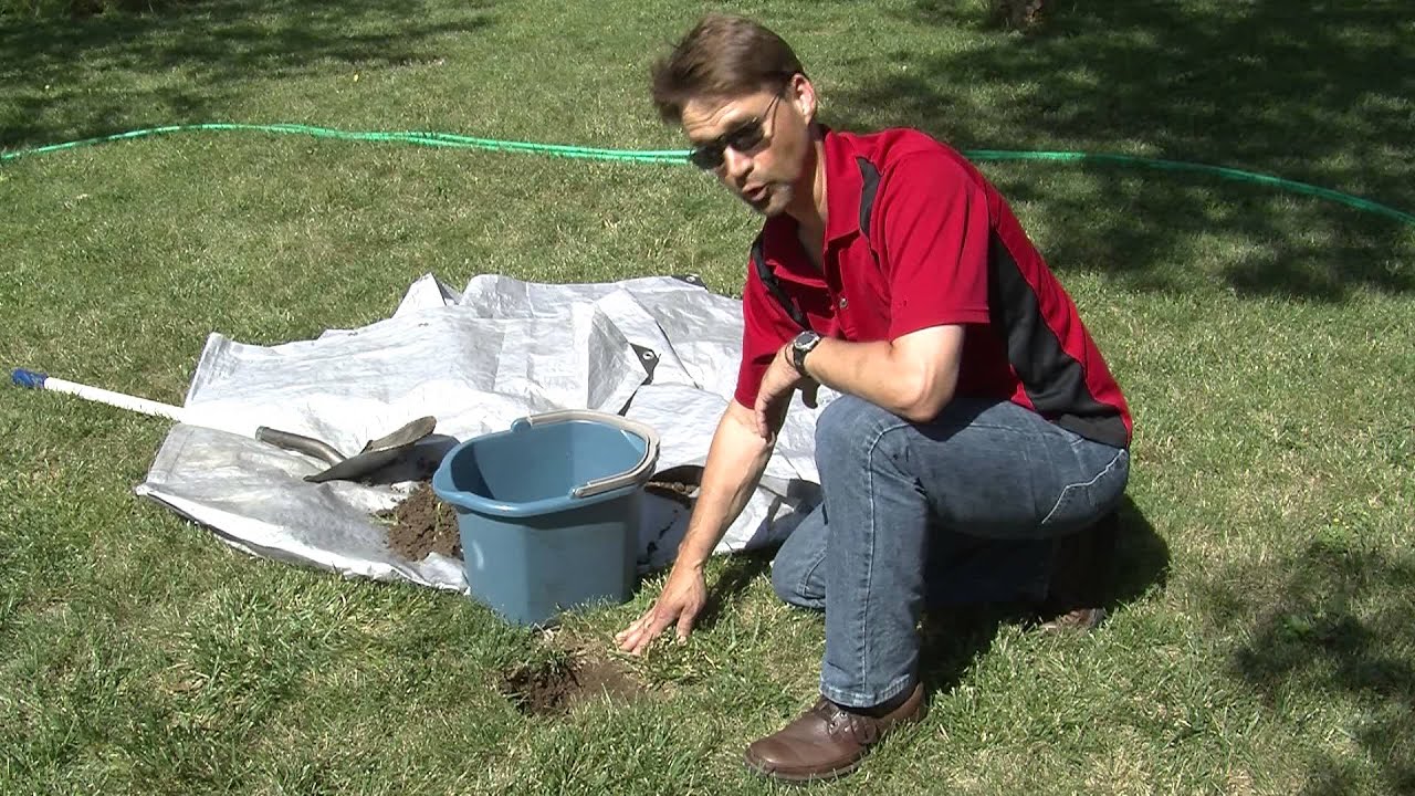 Testing Soil Infiltration Rate - YouTube