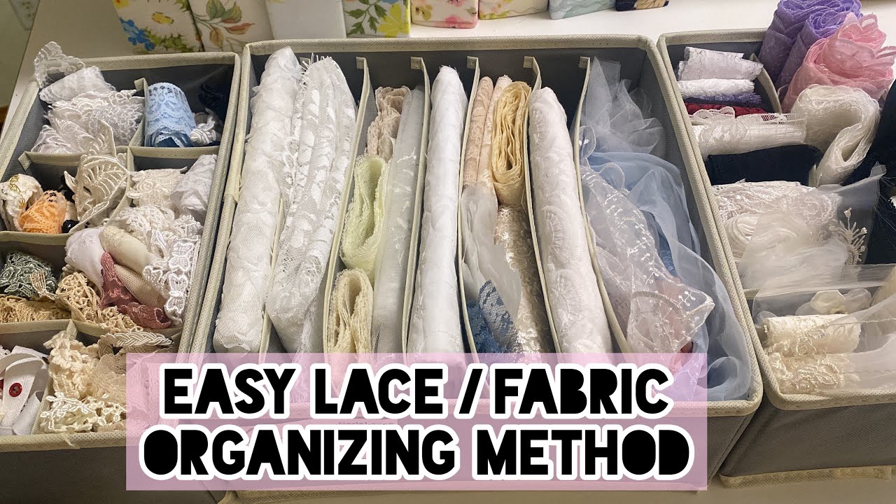 Let’s organize our lace // easy & quick - YouTube