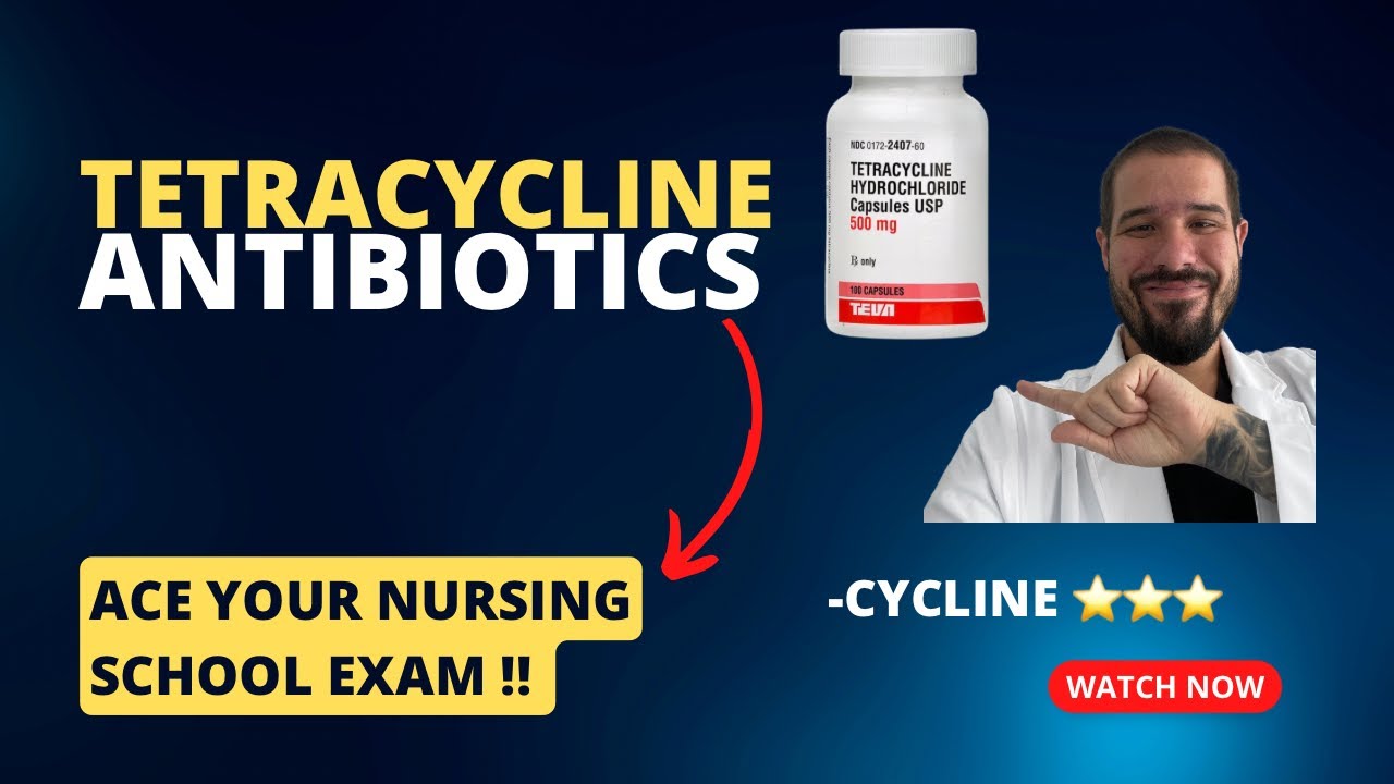 Tetracycline Antibiotics Made Easy for Nursing Students Pharmacology ...