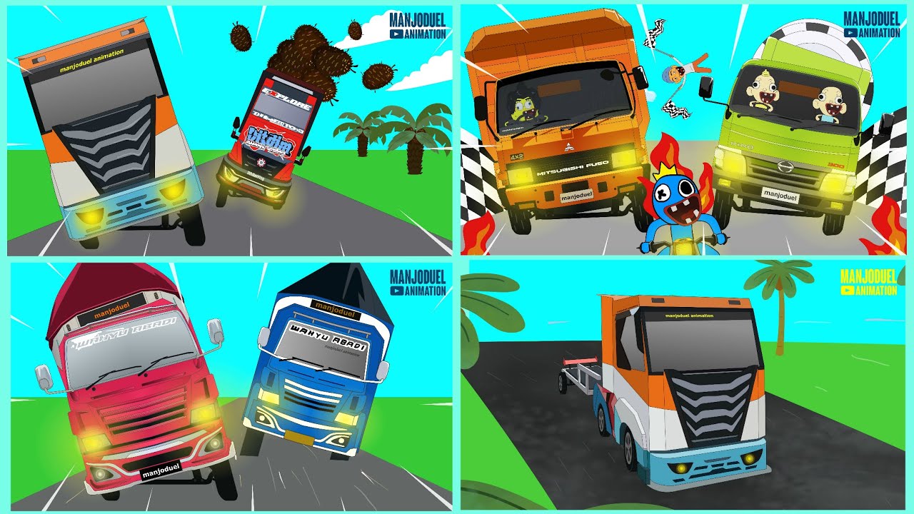 Kompilasi Mobil Oleng Terbaru Truk DIMAS @DitdimVlog Lomba Balap Mobil ...