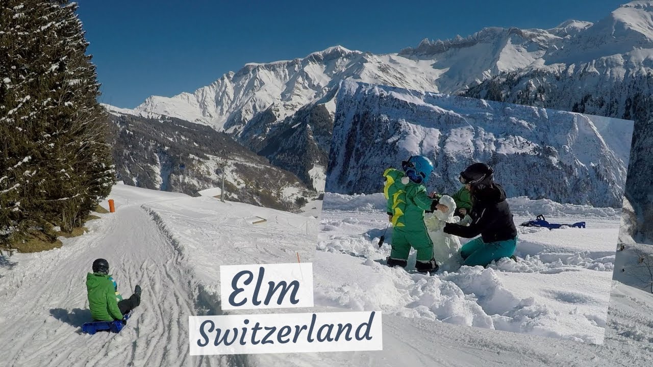 Sledding in Elm (Switzerland) - YouTube