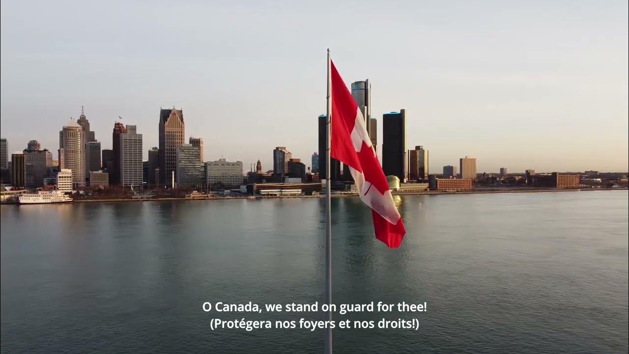 O Canada - Bilingual Version - Canadian National Anthem - YouTube