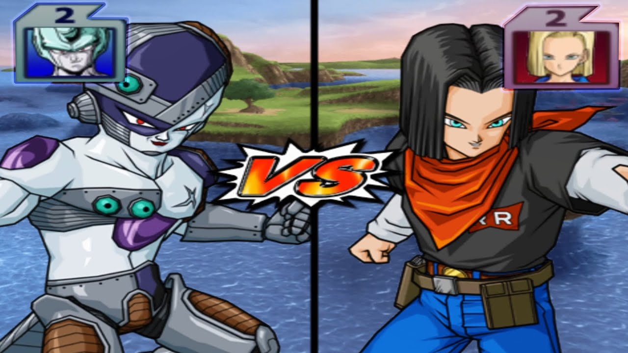 Meta Cooler & Mecha Frieza VS Android 17 & 18|| Dragonball Z Budokai ...