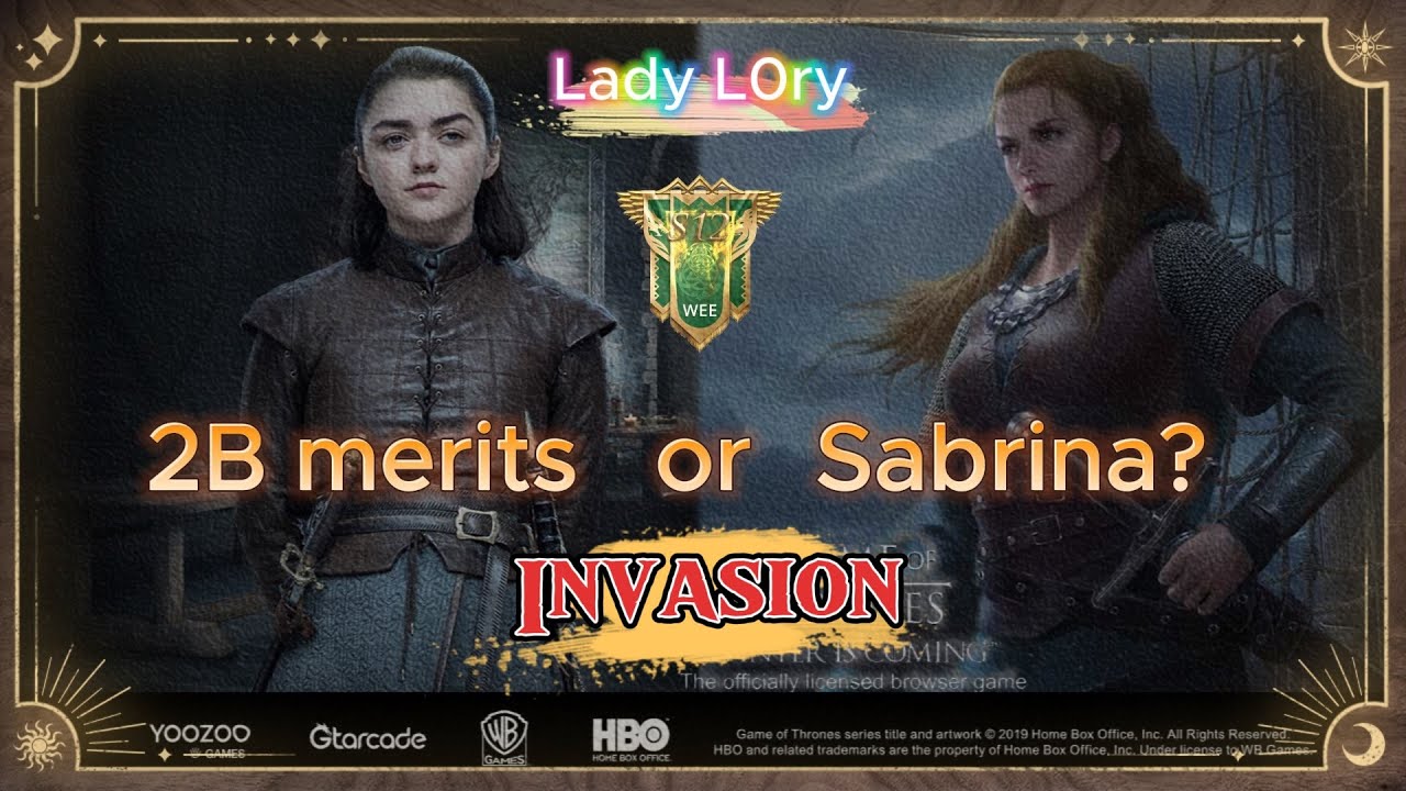 GOTWIC // WEE Invasion // 2B merits or Sabrina? - YouTube