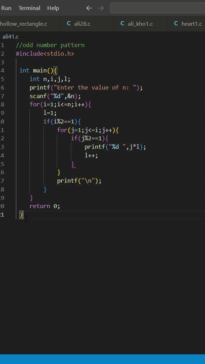 ๐ฒ๐ฒmost Interesting Number Pattern๐๐ In C Language ๐๐ Codingforbeginners Codinglife Youtube