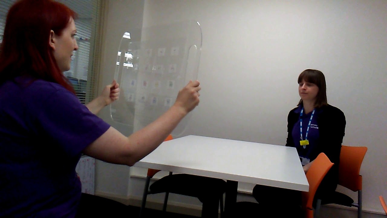 Eye link board with symbols - YouTube