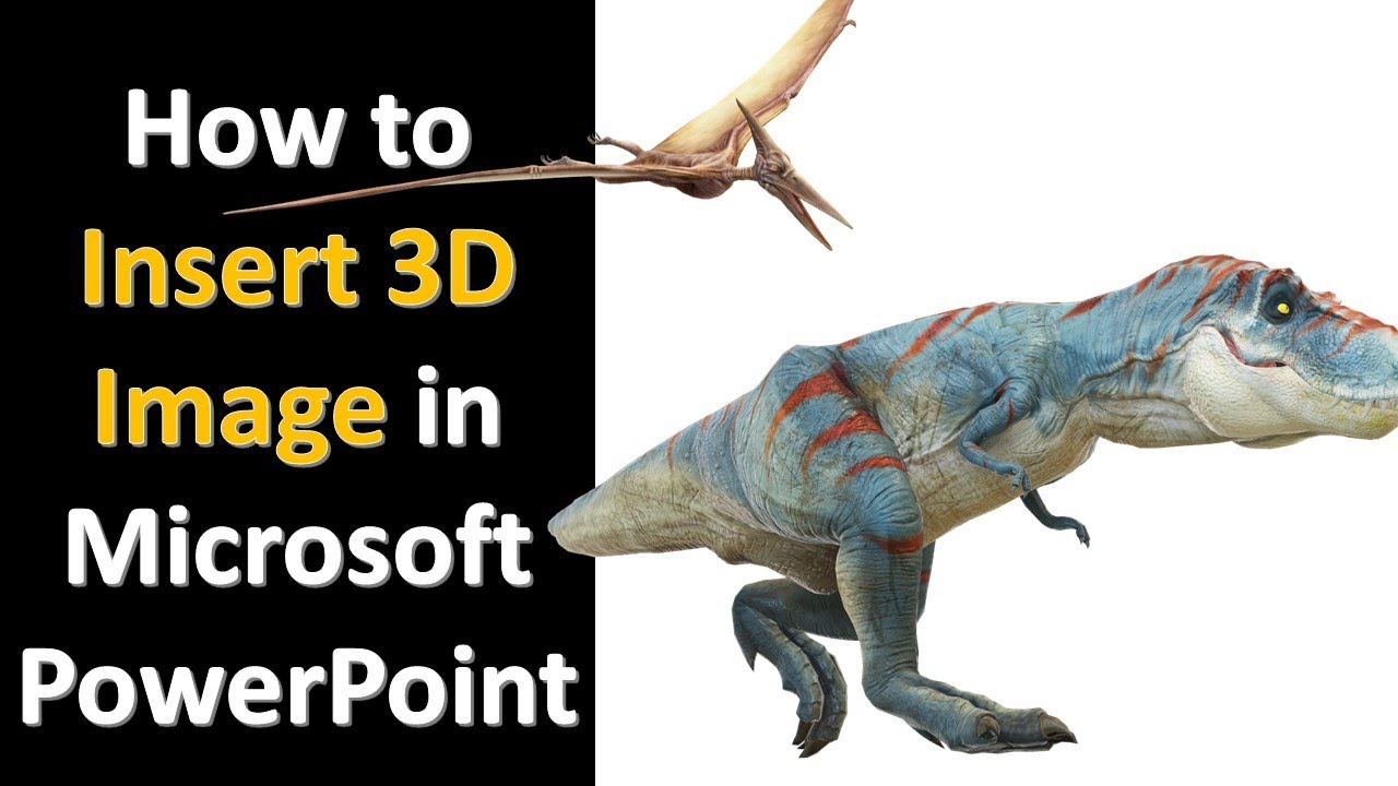 Video Tutorial :Inserting 3D Image in Office 365 Presentation - YouTube