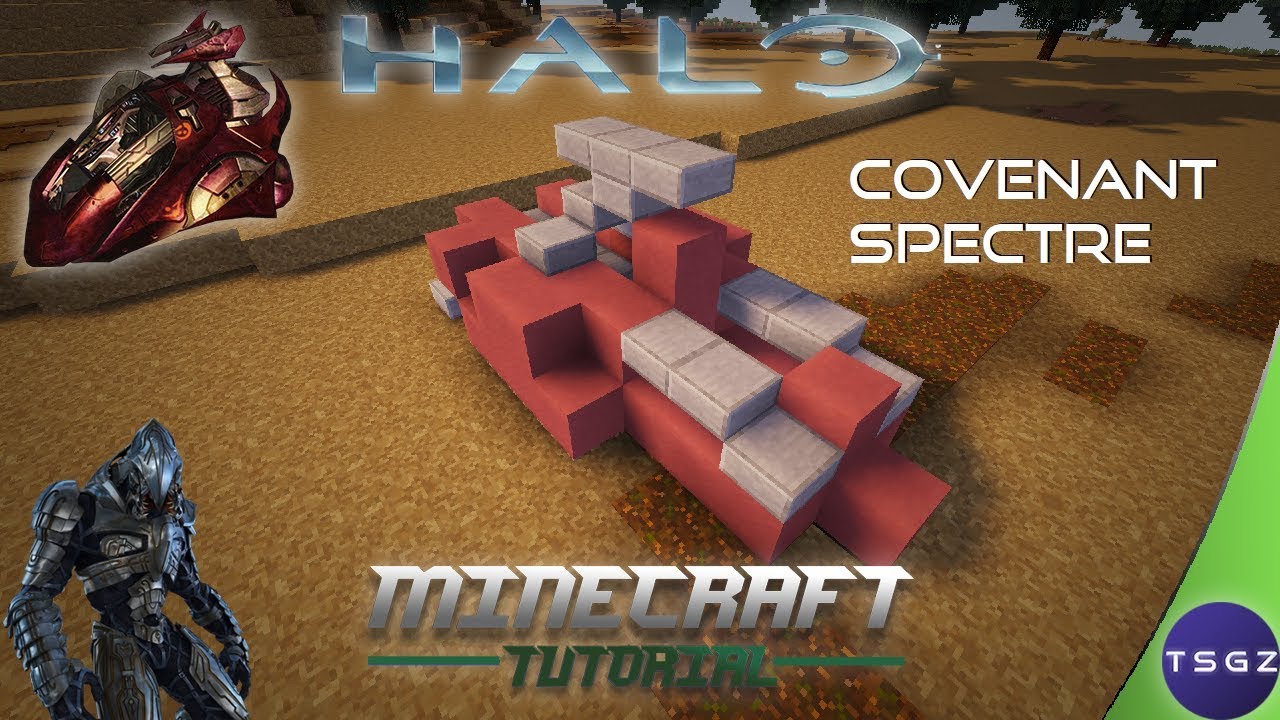 Covenant Spectre | Minecraft Halo tutorial - YouTube