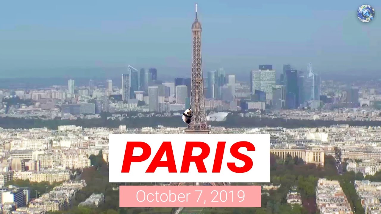 Paris, France. Webcam City View - YouTube