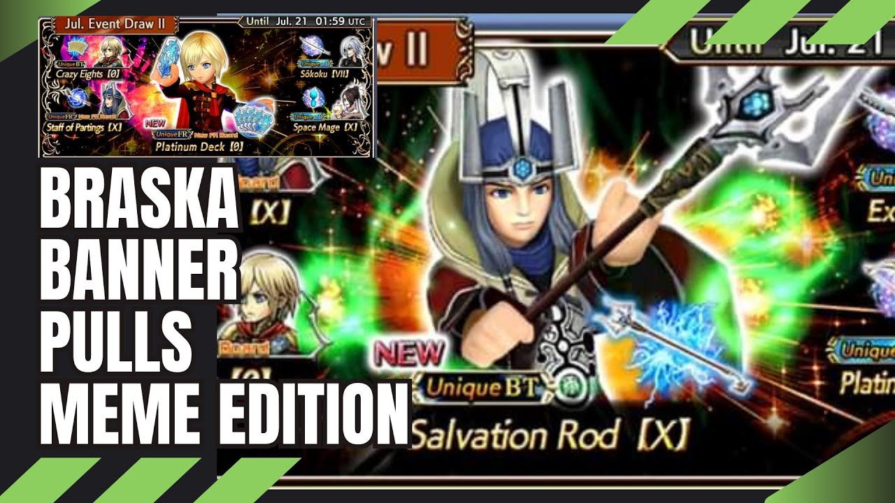 Braska Banner Pull - Spiritus Ifrit Meme Edition [DFFOO GL] - YouTube
