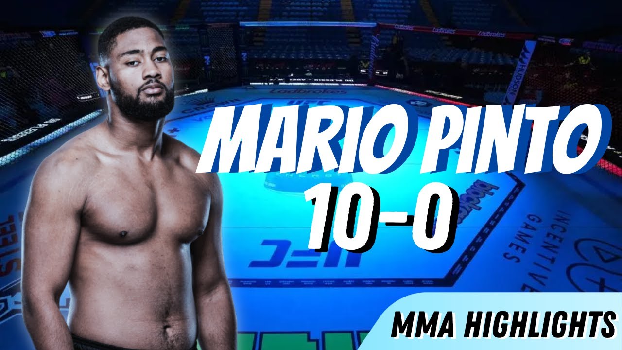 Mario Pinto - 10-0 Heavyweight Makes A Statement! UFC DEBUT Knockout ...