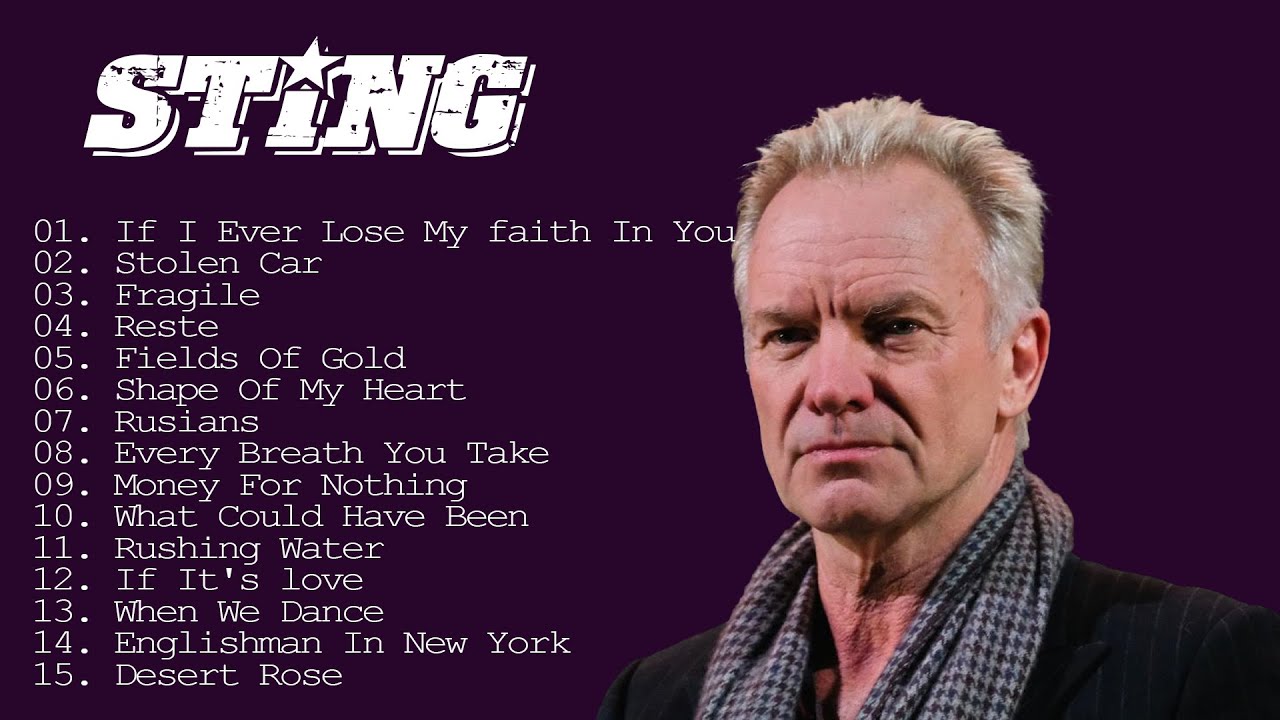 Sting Greatest Hits Full Album Playlist 2023💍💍 - YouTube