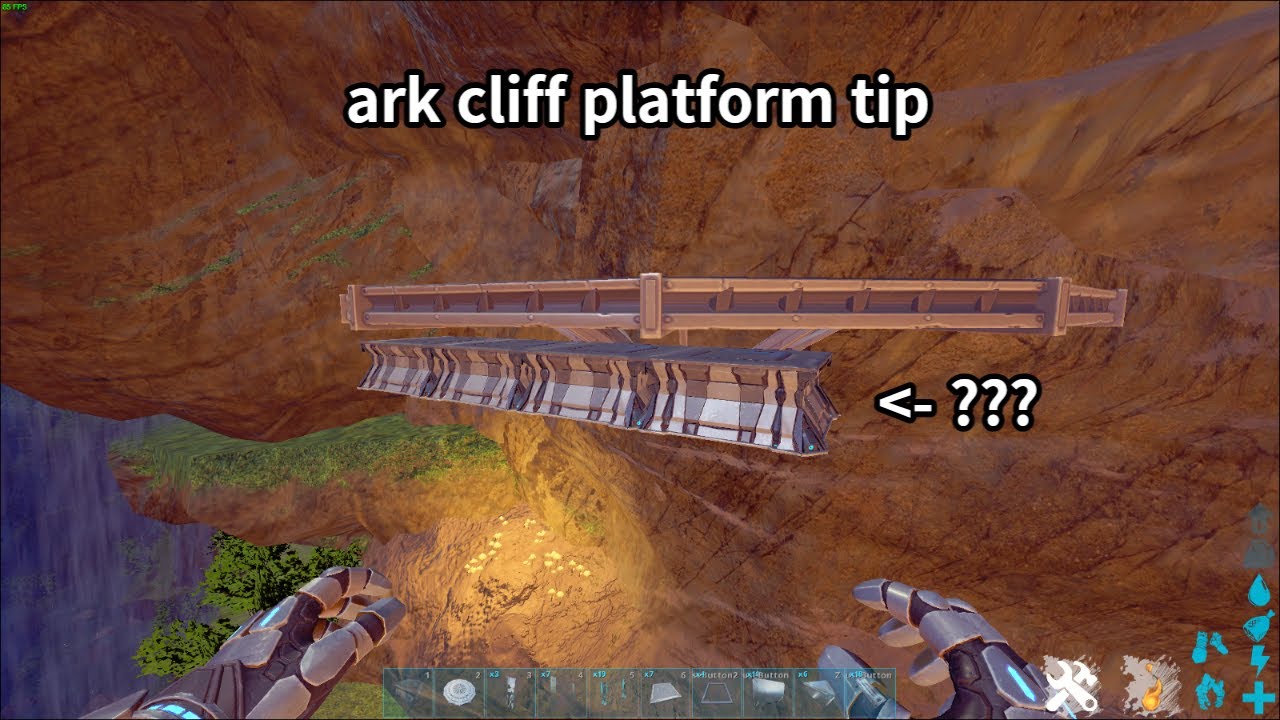 ark cliff platform building tip - YouTube